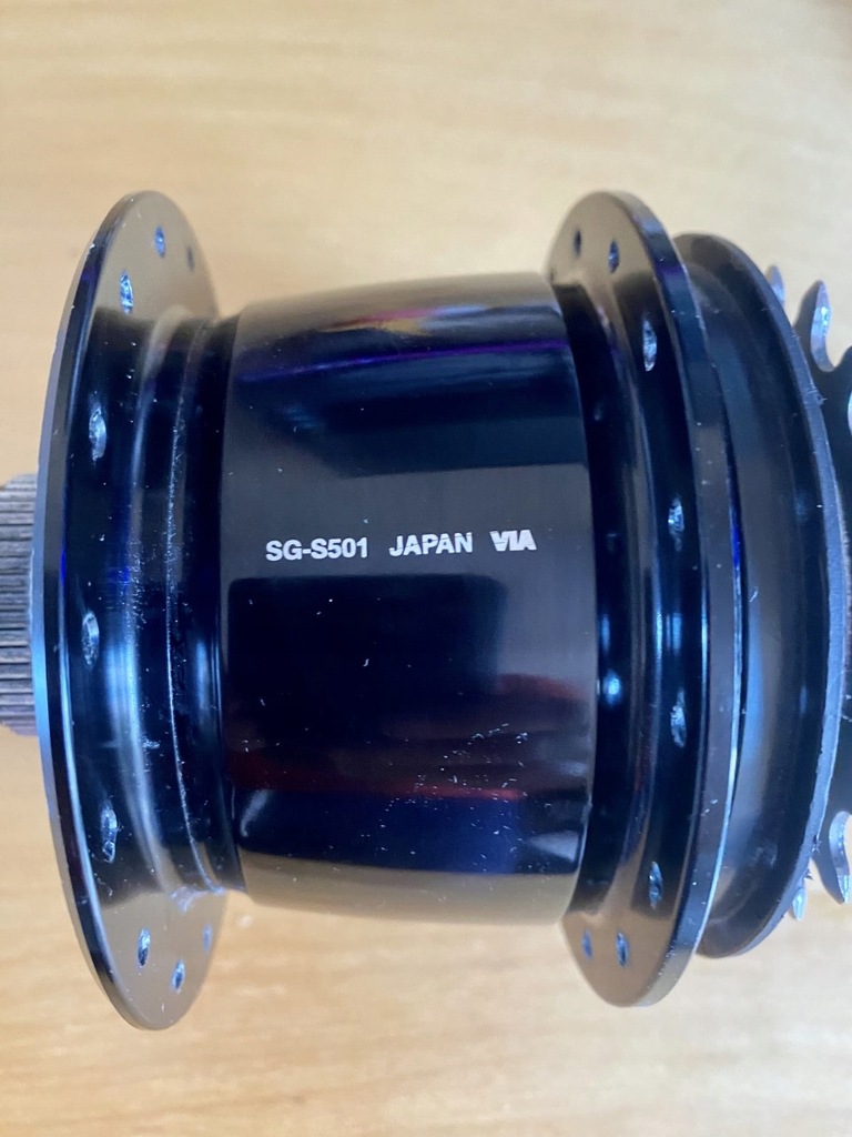 Shimano Alfine SG-S501 8 32 H +zębatka+rapidfire - 12471046984 - oficjalne archiwum Allegro