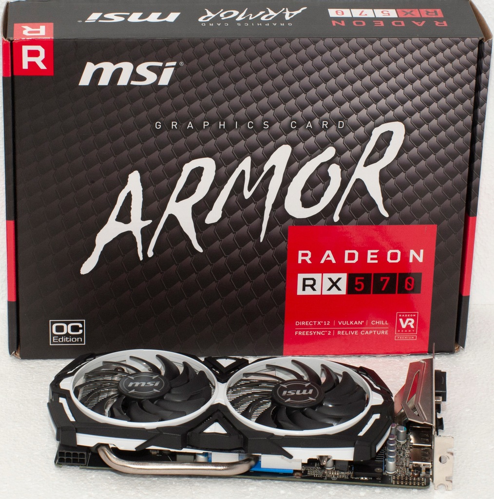Karta graficzna MSI RX 570 Armor 4GB - 12769877084 - oficjalne archiwum ...