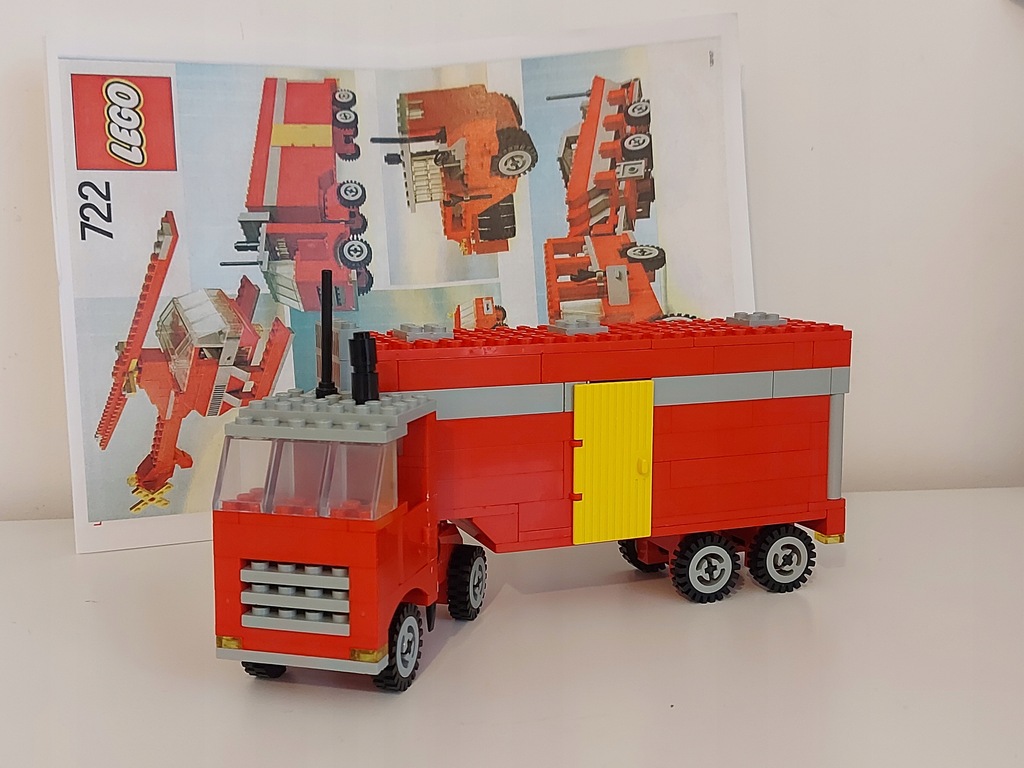 CIĘŻARÓWKA Z NACZEPĄ STARE LEGO 722 VINTAGE - 14785432449 - oficjalne ...
