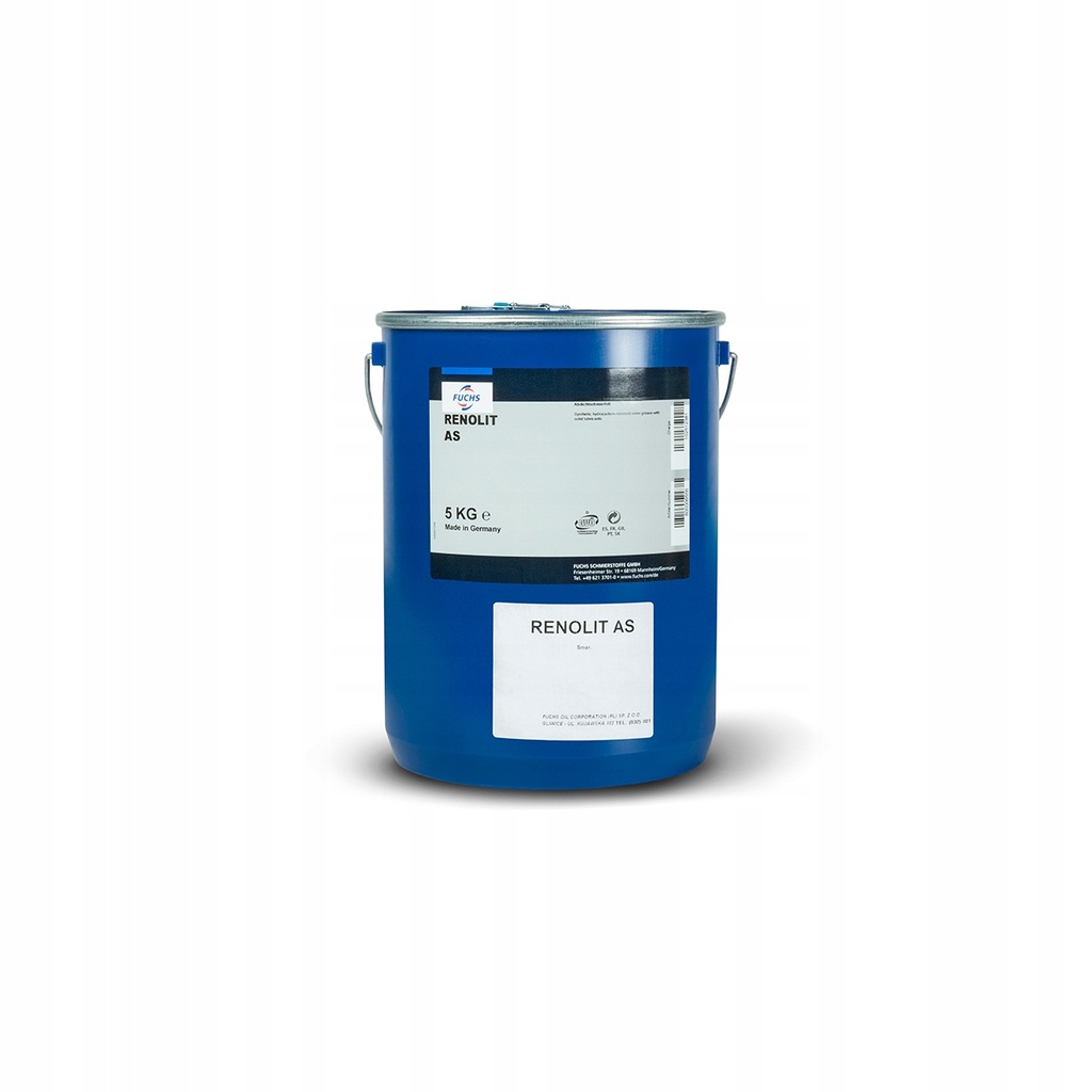 FUCHS RENOLIT AS 5KG SMAR PLASTYCZNY DO ŁOŻYSK - 12715916196 ...