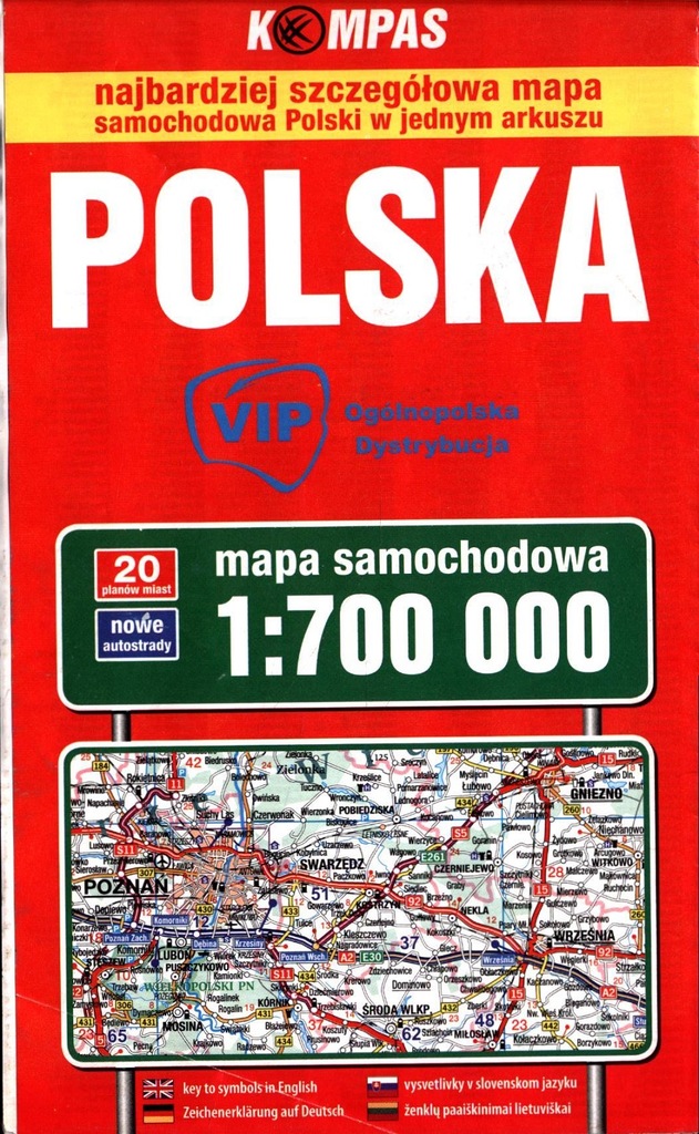 Mapa samochodowa Polski szczegółowa - 9981312730 - oficjalne archiwum ...