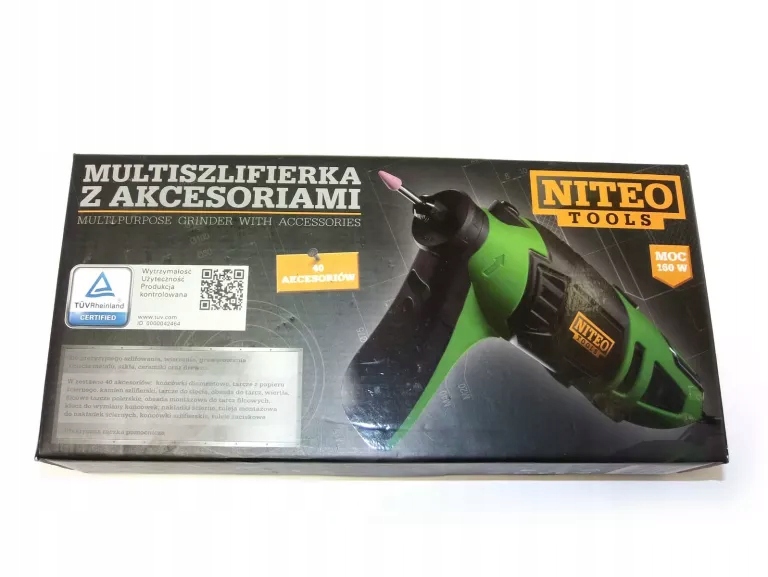MULTISZLIFIERKA NITEO TOOLS Z AKCESORIAMI + PUD - 12888844801 - oficjalne archiwum Allegro
