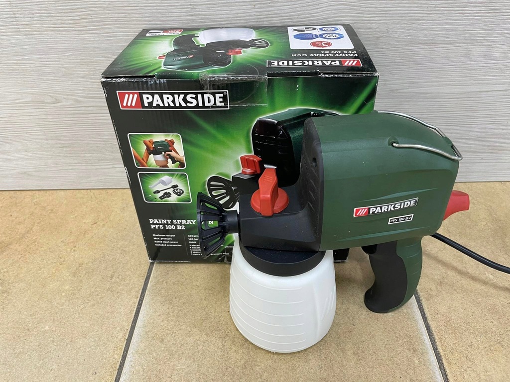 PISTOLET DO MALOWANIA PARKSIDE PFS 100 B2 - 13134889095 - oficjalne ...
