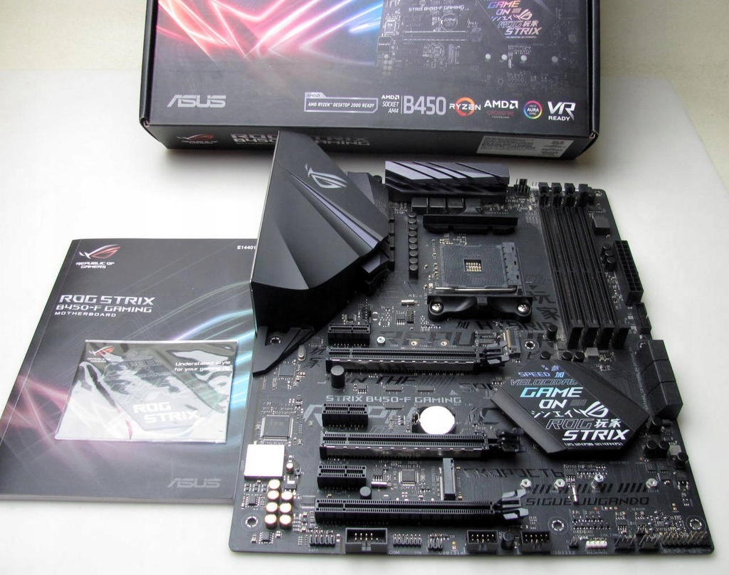 ASUS ROG STRIX B450-F GAMING socket AM4 BOX - 14477100076 - oficjalne ...