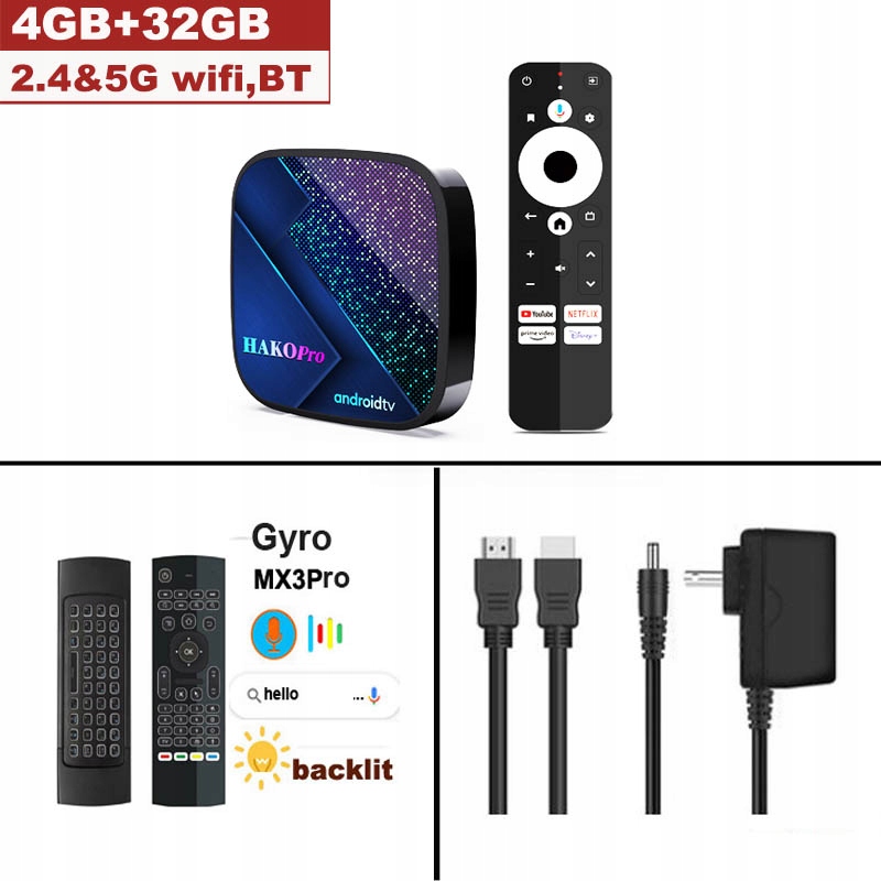 HAKO Pro Mini Android 11 TV Box Google Netflix 4K - 13390259651 ...