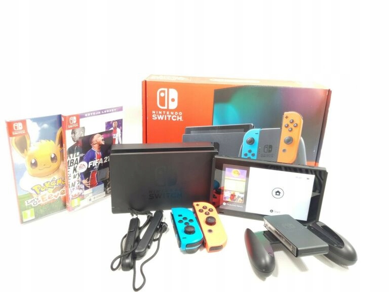 KONSOLA NINTENDO SWITCH JOY-CON V2 SZARY - 10844650351 - oficjalne ...