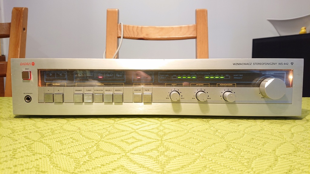 ŁADNY! WZMACNIACZ UNITRA DIORA WS 442 SSL 042 - 12126319524 - oficjalne archiwum Allegro