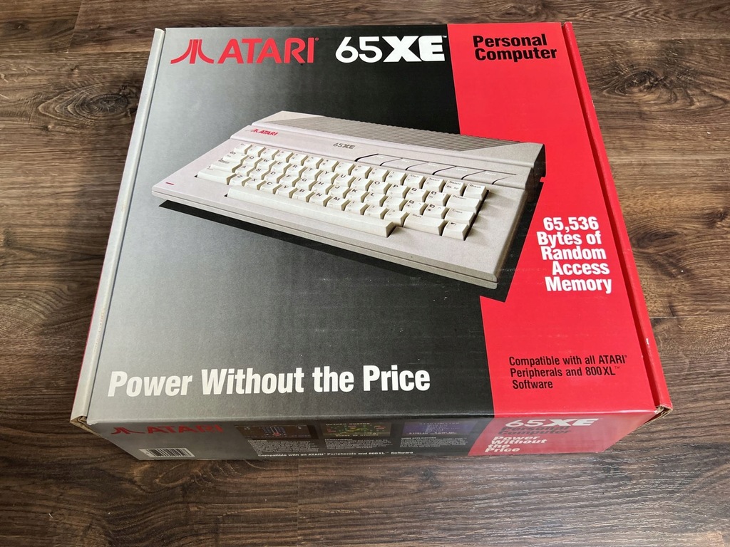 Idealne pudełko do Atari 65XE - jak nowe z epoki - 13661193865 - oficjalne archiwum Allegro