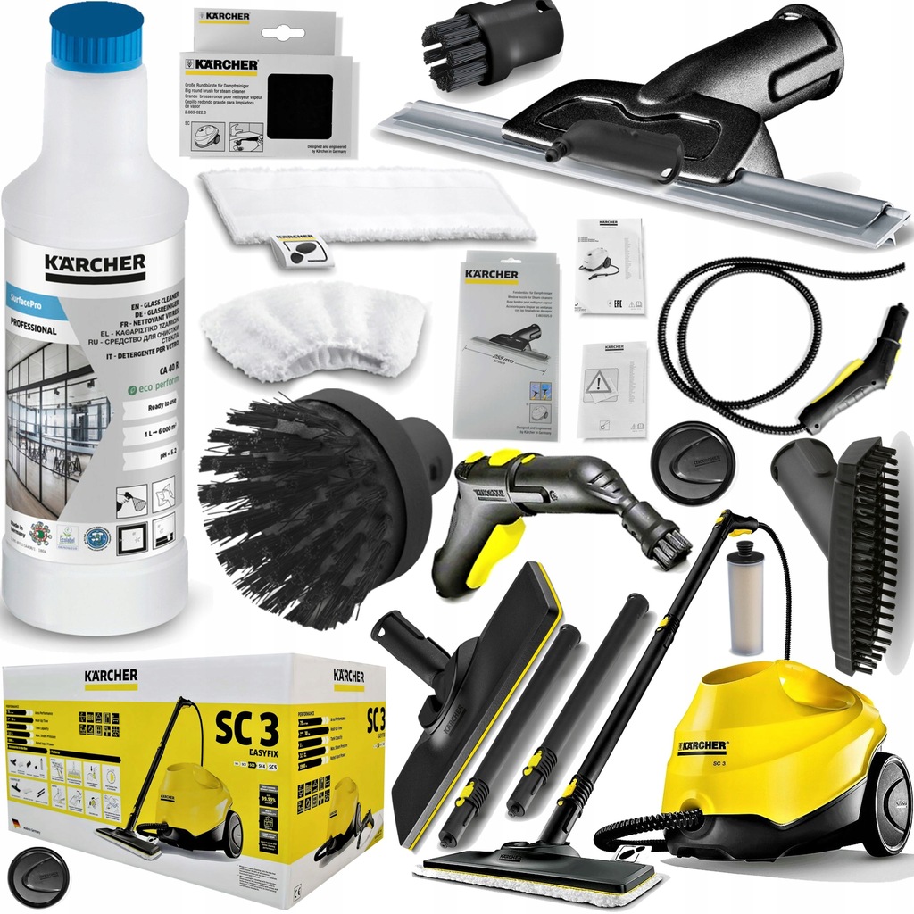 KARCHER SC3 PAROWNICA MOP PAROWY PREMIUM HOME MAXI - 7549667381 ...