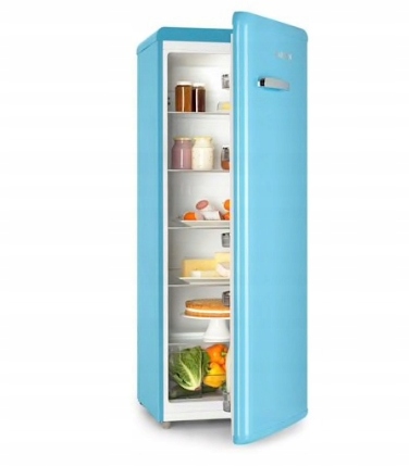 LODÓWKA RETRO NIEBIESKA STYL LAT 50' 242L - 13069237476 - oficjalne ...