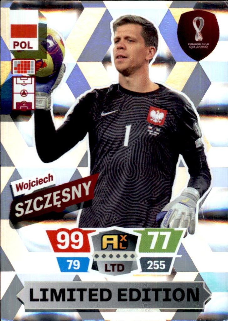 FIFA WORLD CUP QATAR 2022 LIMITED EDITION Szczęsny - 12990727940 - oficjalne archiwum Allegro