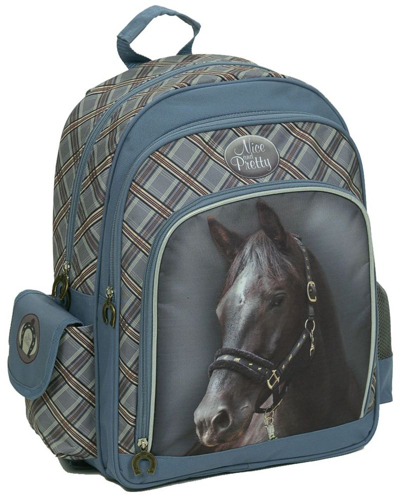 PLECAK TORNISTER SZKOLNY Z KONIEM KOŃ KONIK KONIE - 6831012423 - oficjalne archiwum Allegro