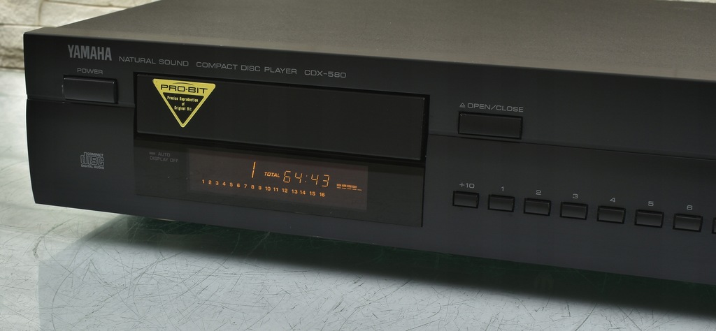 YAMAHA CDX-580 PRO BIT Odtwarzacz płyt CD - 12580242344 - oficjalne ...