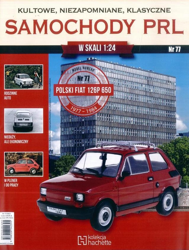 POLSKI FIAT 126p FL 650 Maluch 1:24 Samochody PRL - 13658708492 ...
