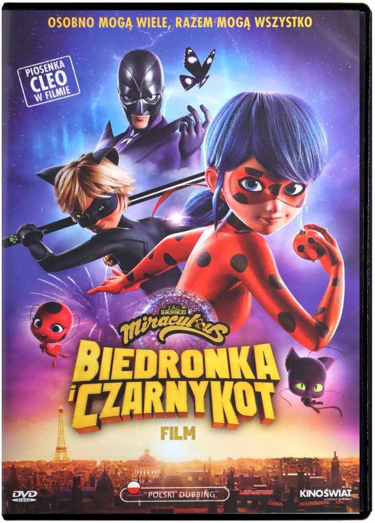 MIRACULOUS: BIEDRONKA I CZARNY KOT. FILM [DVD] - 14556239504 - oficjalne archiwum Allegro