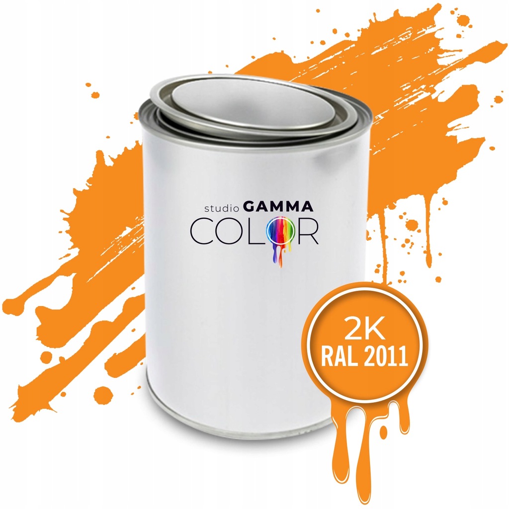 RAL 2011 Farba/Lakier 2K POLIURETAN 2:1 Akryl Połysk 1L - 15239001452 ...