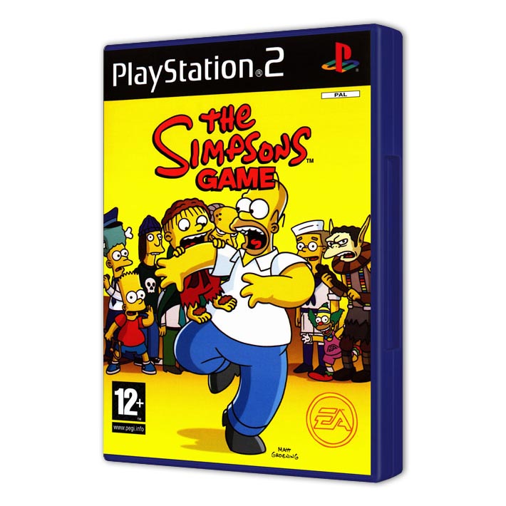 THE SIMPSONS GAME PS2 - 7875461430 - oficjalne archiwum Allegro