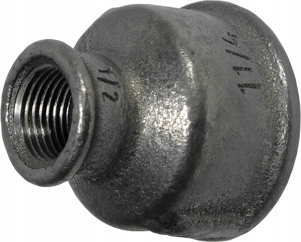 MUFA MUFKA REDUKCYJNA STAL CZARNA FI 1 1/4 x 1/2'' DN32/15 ZWĘŻKA 5/4"x1/2 - 13315996688 ...