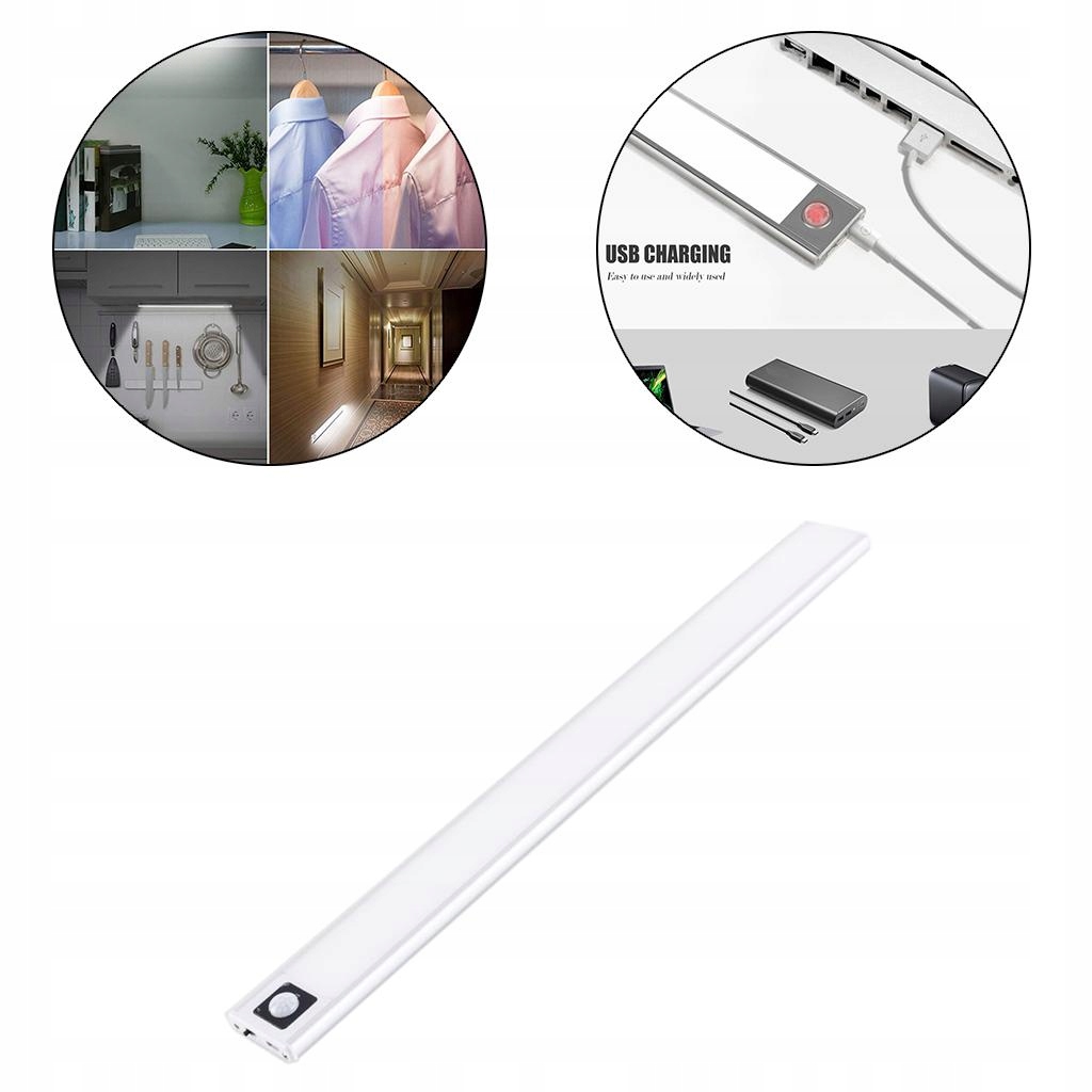Lampa LED pod szafką 800mAh do szafy Szafa Szafa - 11251664050 ...