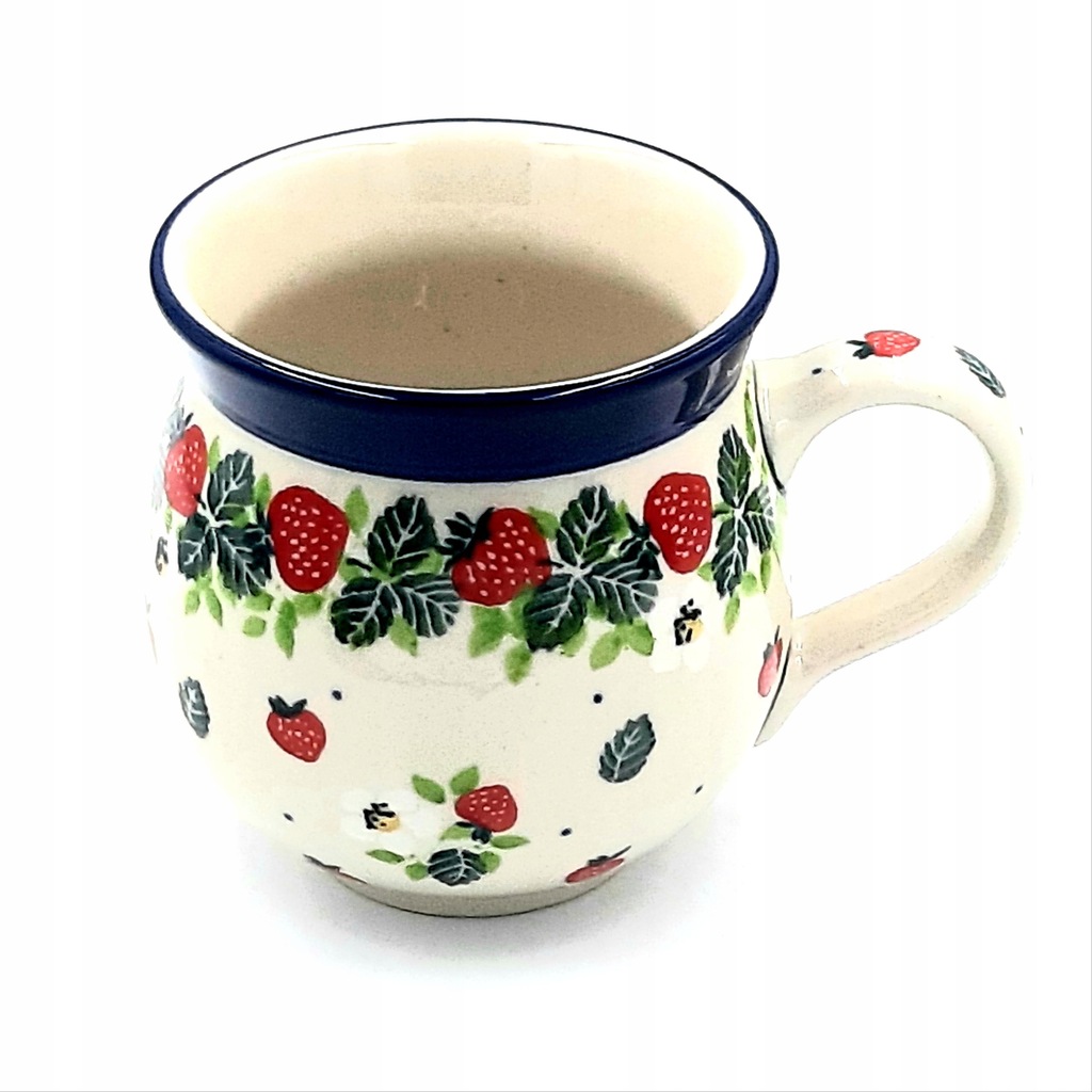 Kubek czeski V:0,35L z motywem poziomek, Ceramika Bolesławiec - 16790047714 - oficjalne archiwum ...