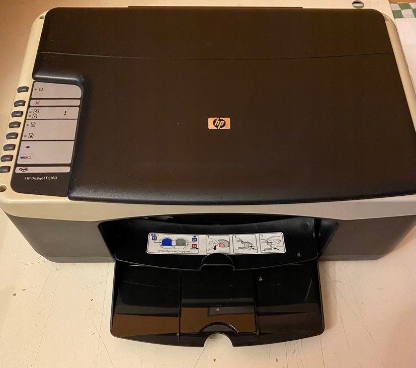 HP DRUKARKA DESKJET F2180 CB595A HP 21 22 58 MFP - 12630835707 ...
