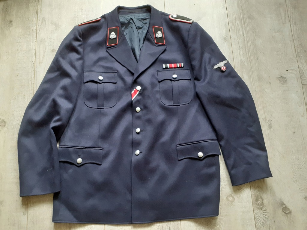 Mundur niemiecki 1 pułk pancerny Scharführer -duża - 12649882919 ...