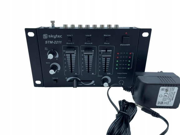 Mikser Skytec STM-2211B 4 - kanałowy - 13019632726 - oficjalne archiwum Allegro