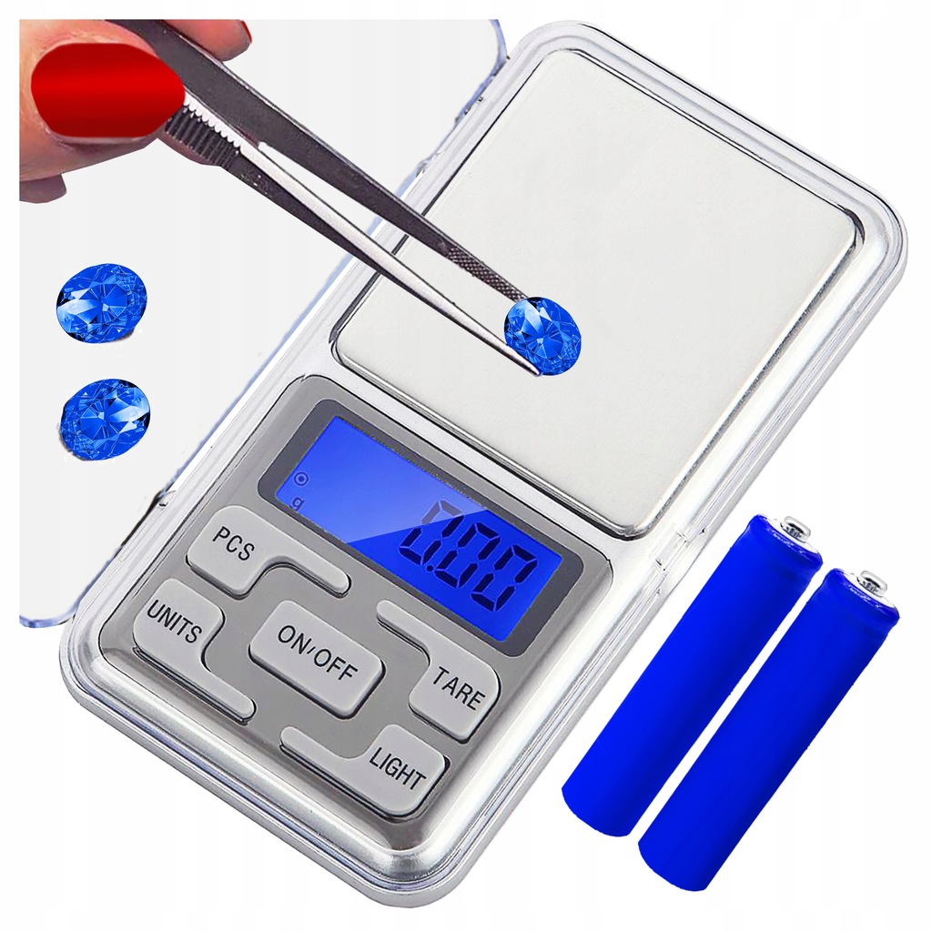 WAGA JUBILERSKA ELEKTRONICZNA PRECYZYJNA 0,01-200G - 13151274017 - oficjalne archiwum Allegro