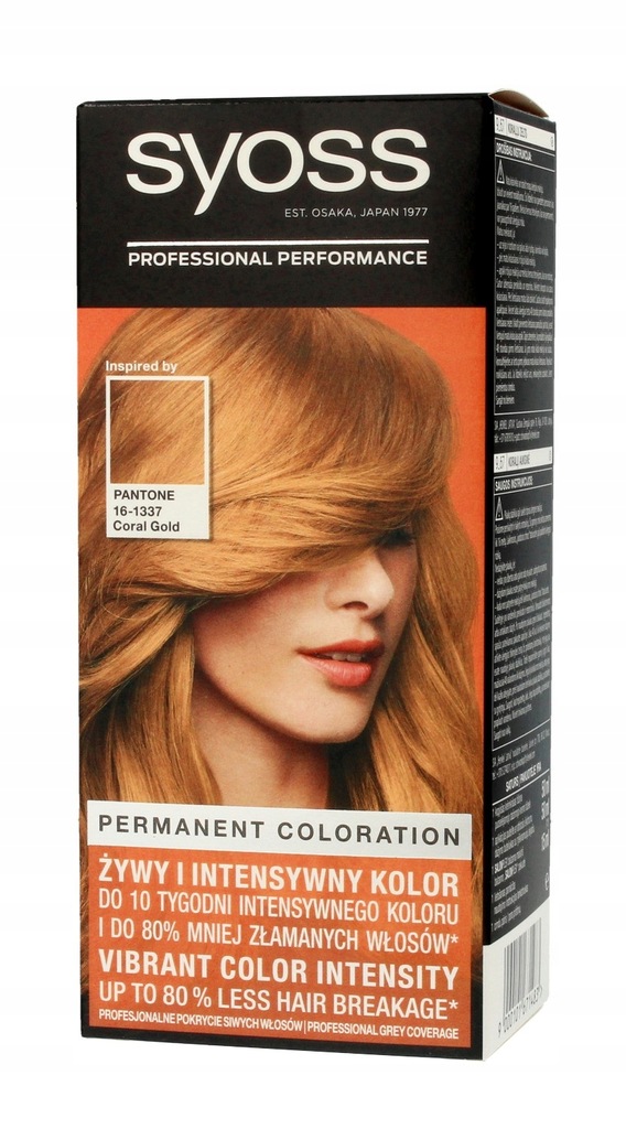 Syoss Pantone Farba do włosów 9-67 Koralowe Złoto - 12201241829 ...