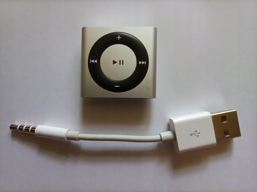 Mp3 Apple iPOD Shuffle 2GB 4gen 4G silver jak nowy - 12831090264 ...
