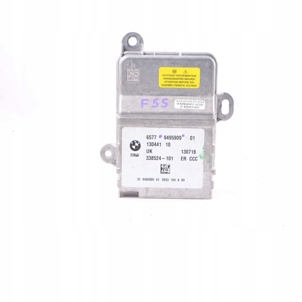 BMW F45 X1 F48 Mini F54 F55 F56 Moduł Sensor Sterownik Poduszki Powietrznej - 15641156853 ...