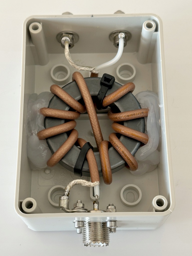 Balun 1:1 symetryzator antenowy na pasmo KF o mocy do 2 kW do Beama SQ1SDX - 15214463182 ...