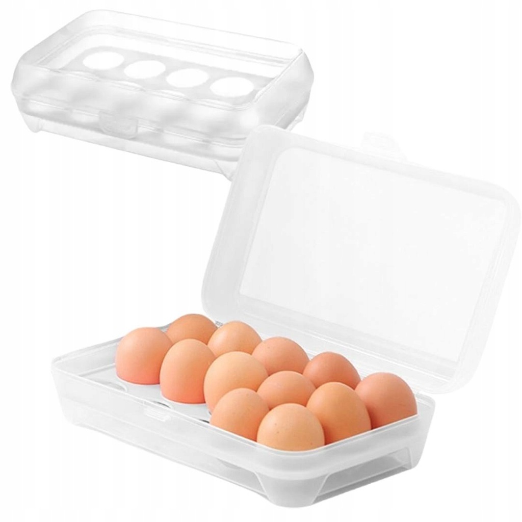 POJEMNIK PUDEŁKO NA JAJKA DO LODÓWKI NA 15szt JAJ - 12867783750 ...