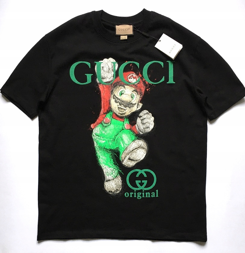 SUPER MARIO BROS. GUCCI OVERSIZE GRUBA GRAMATURA - 12452779966 ...