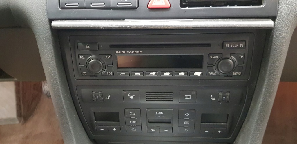 RADIO ORYGINALNE CONCERT AUDI A6 C5 EUROPA - 12405807703 - oficjalne archiwum Allegro