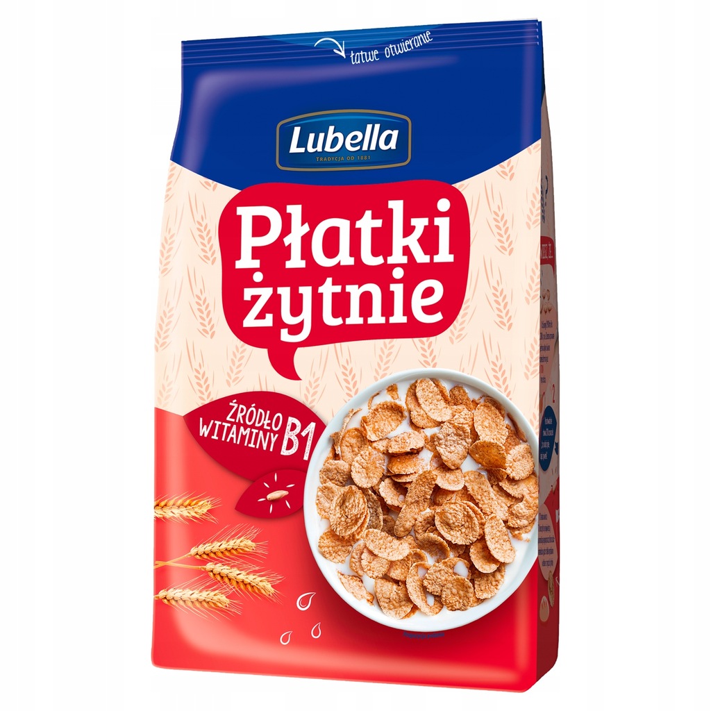 Płatki żytnie śniadaniowe Lubella fit 500 g - 9896363213 - oficjalne ...