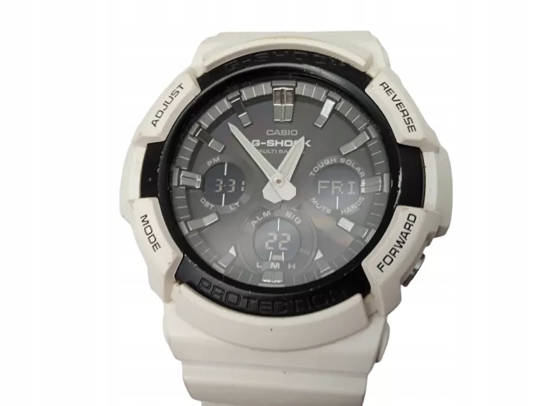 CASIO G-SHOCK WAVE GAW-100B MULTIBAND 6 BIAŁY - 13503993919 - oficjalne ...