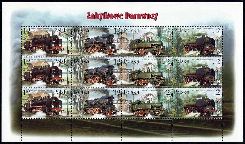 Arkusz 3847-50** Zabytkowe Parowozy - 13530665852 - oficjalne archiwum ...