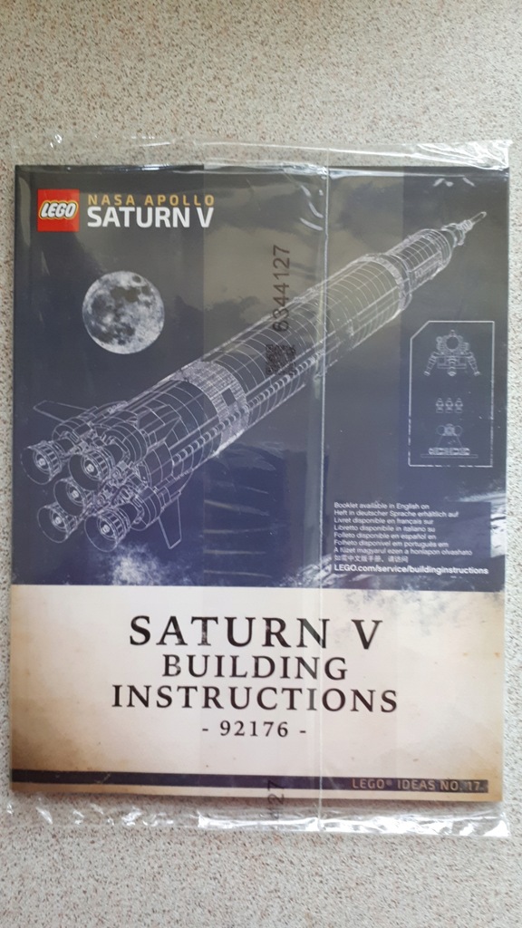 INSTRUKCJA Lego 92176 Rakieta NASA Apollo Saturn . - 12906099432 ...