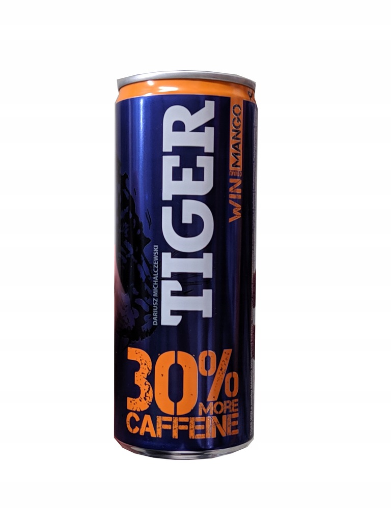 TIGER MANGO 12x250ML 41,6/100ML ENERGETYK ZGRZEWKA - 10732670526 ...