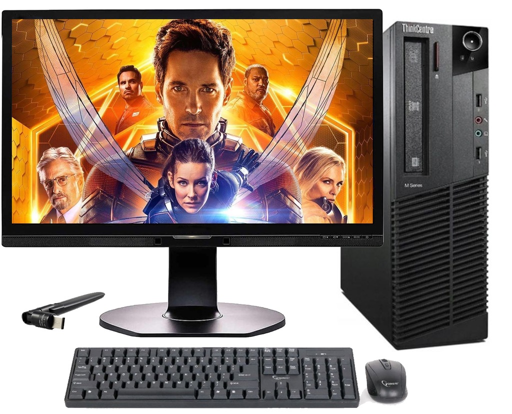 Biurowy zestaw PC 4GB 500GB Wi-Fi + Monitor 22' - 12756779054 ...