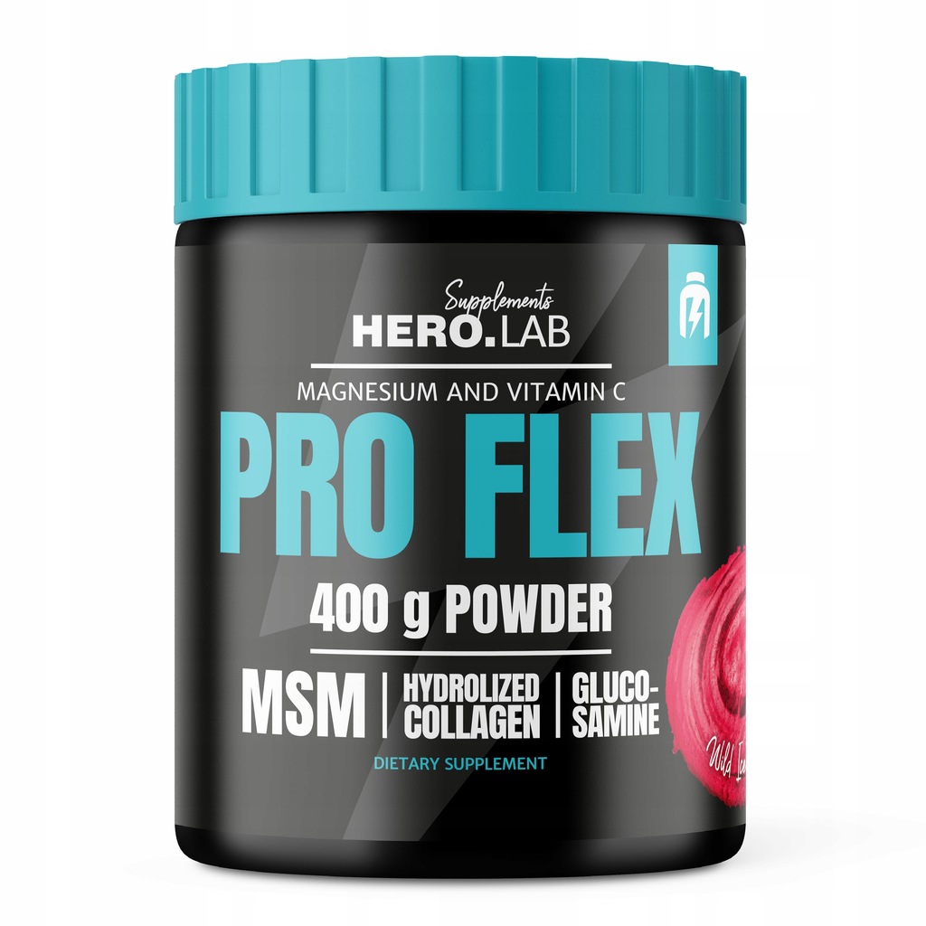 HIRO.LAB PRO FLEX 400g KOLAGEN GLUKOZAMINA MSM - 9833641230 - oficjalne archiwum Allegro