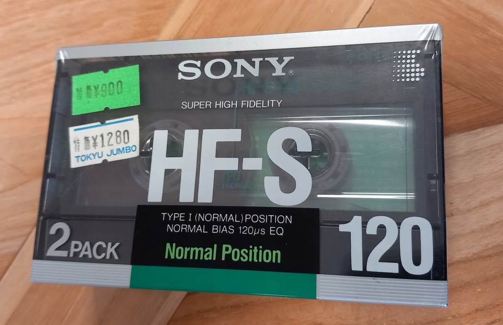 SONY HF-S 120 2PACK Kaseta magnetofonowa - 13733085556 - oficjalne archiwum Allegro
