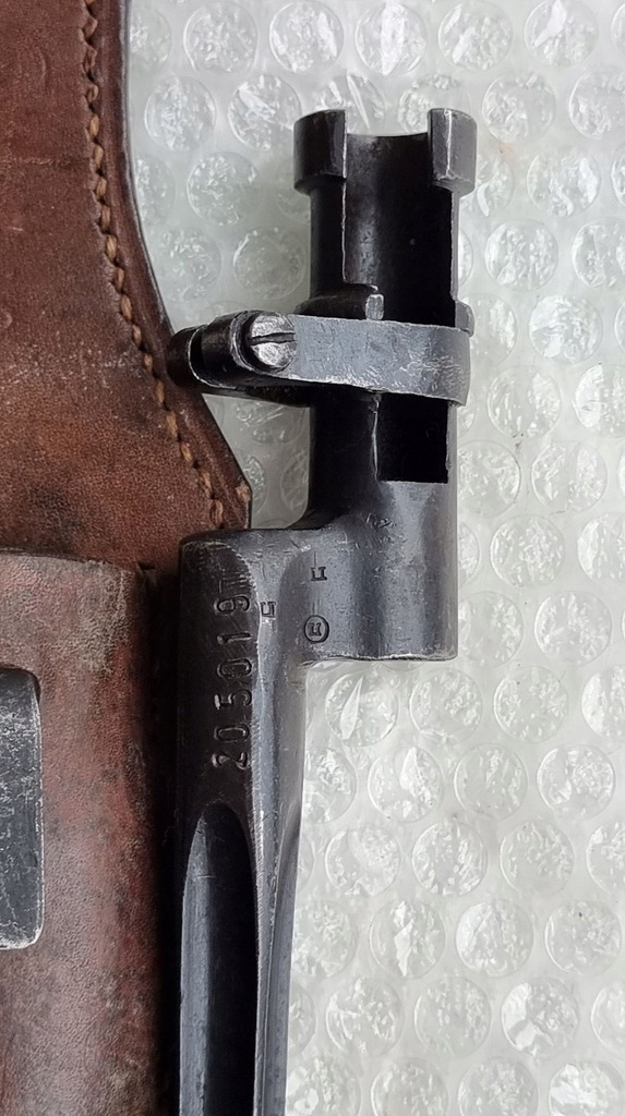 Bagnet Mosin wz.1891 z pochwą austriacką i żabką - 12619047610 - oficjalne archiwum Allegro