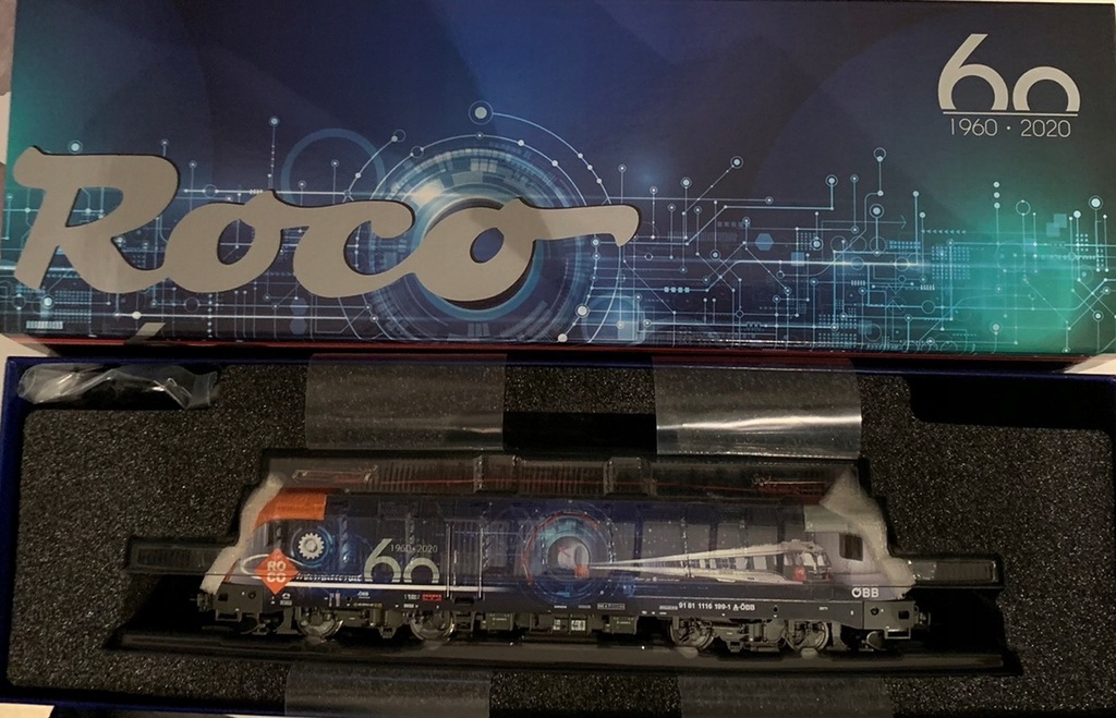 Roco 70486 Elektrowóz 1116 60 years of ROCOdźwięk - 11473331921 ...