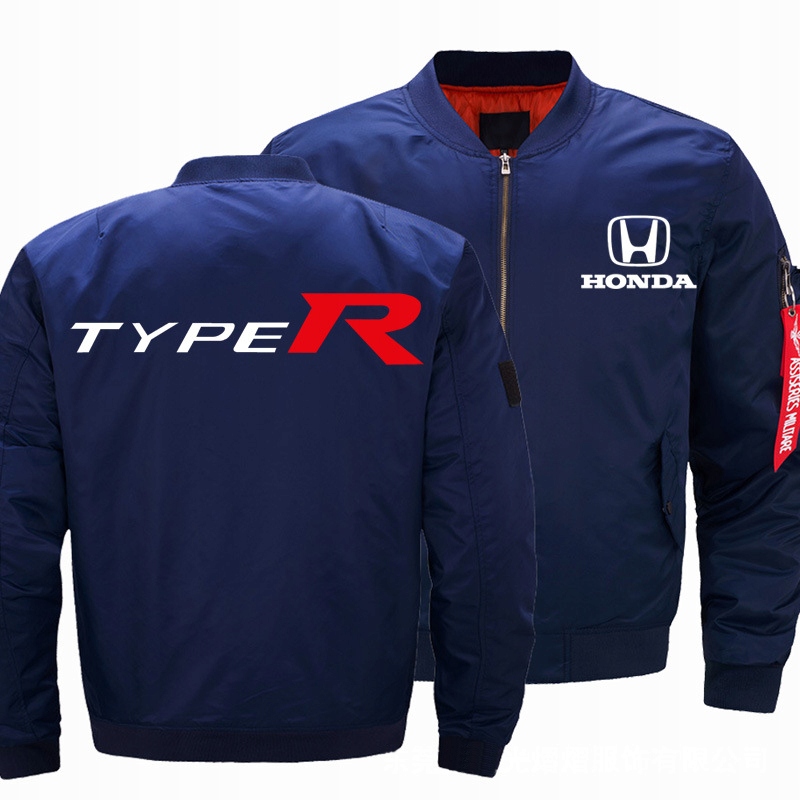 Kurtka Bomber Dla Honda Type R Logo Niebieski M - 11939073576 ...