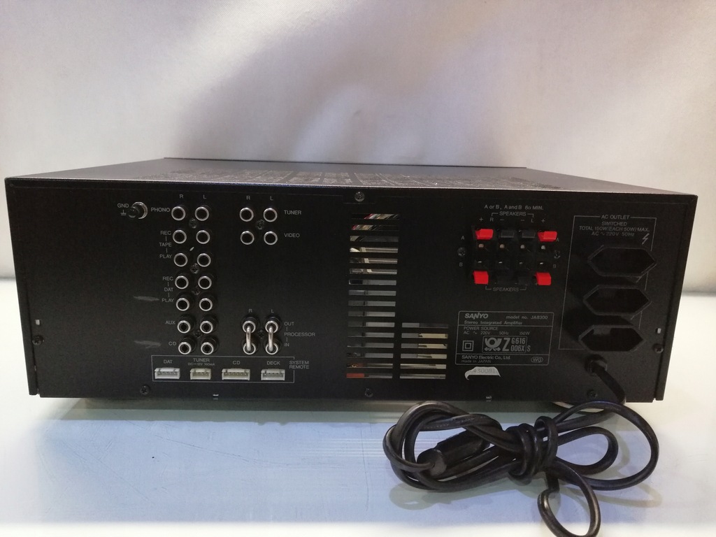 WZMACNIACZ SANYO JA 8300 - 11575807019 - oficjalne archiwum Allegro