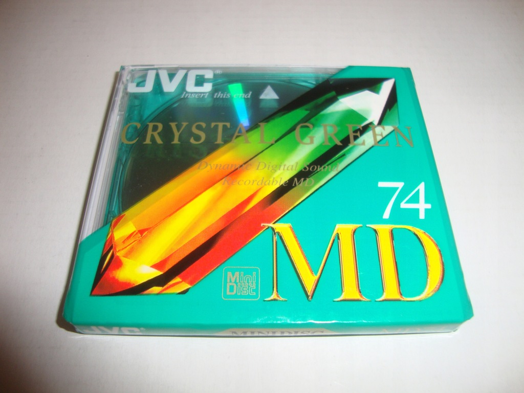 MiniDisc JVC CRYSTAL GREEN MD-74DGR - 12360574693 - oficjalne archiwum ...