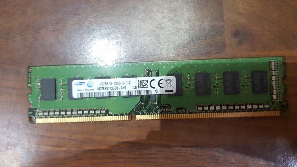 Samsung DDR3 4GB 12800U M378B5173DBO-CKO - 7950199269 - oficjalne ...