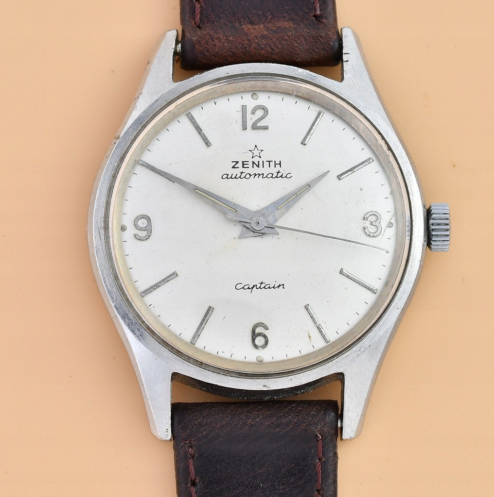 Zegarek ZENITH CAPTAIN Automatic Vintage 34mm - 13928536617 - oficjalne ...
